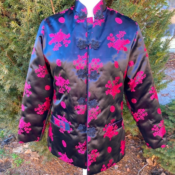 Jin Feng | Jackets & Coats | Jin Feng Embroidered Embellished Jacket ...